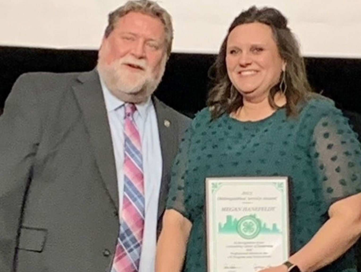 Area Extension educator receives Distinguished Service Award