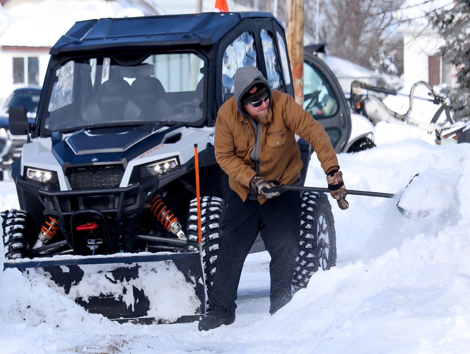 Digging out