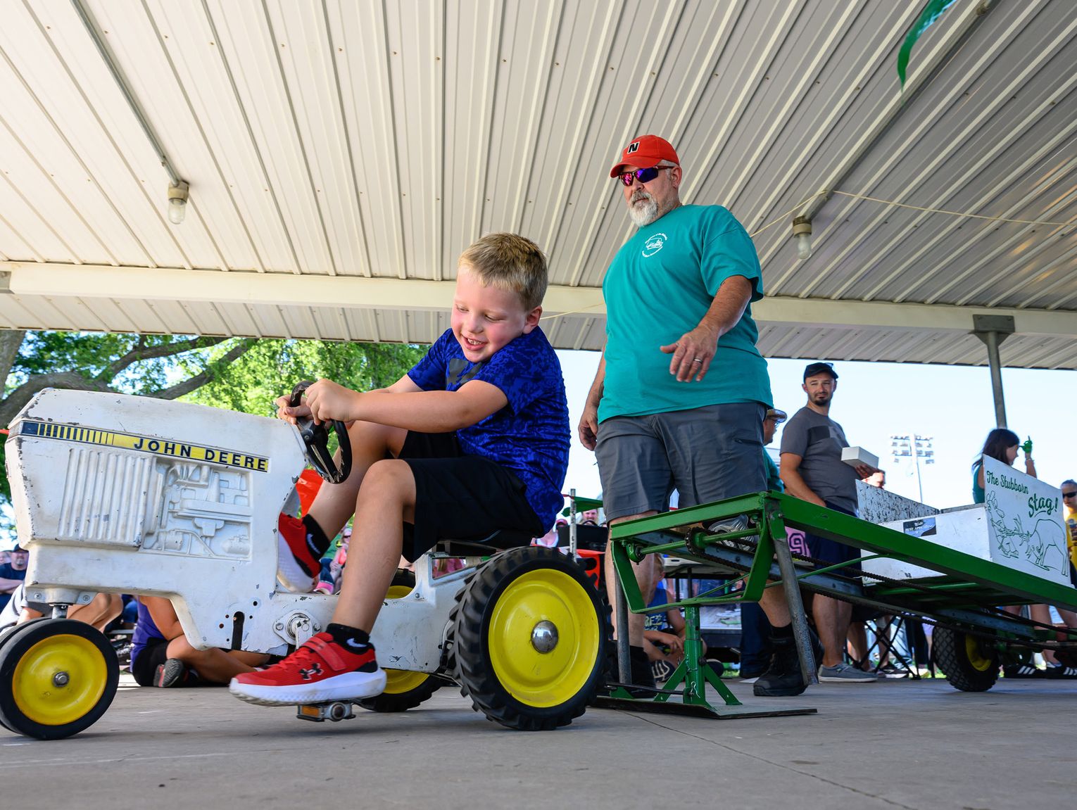 Fair ends with BBQ, awards, inflatables and buzz cuts